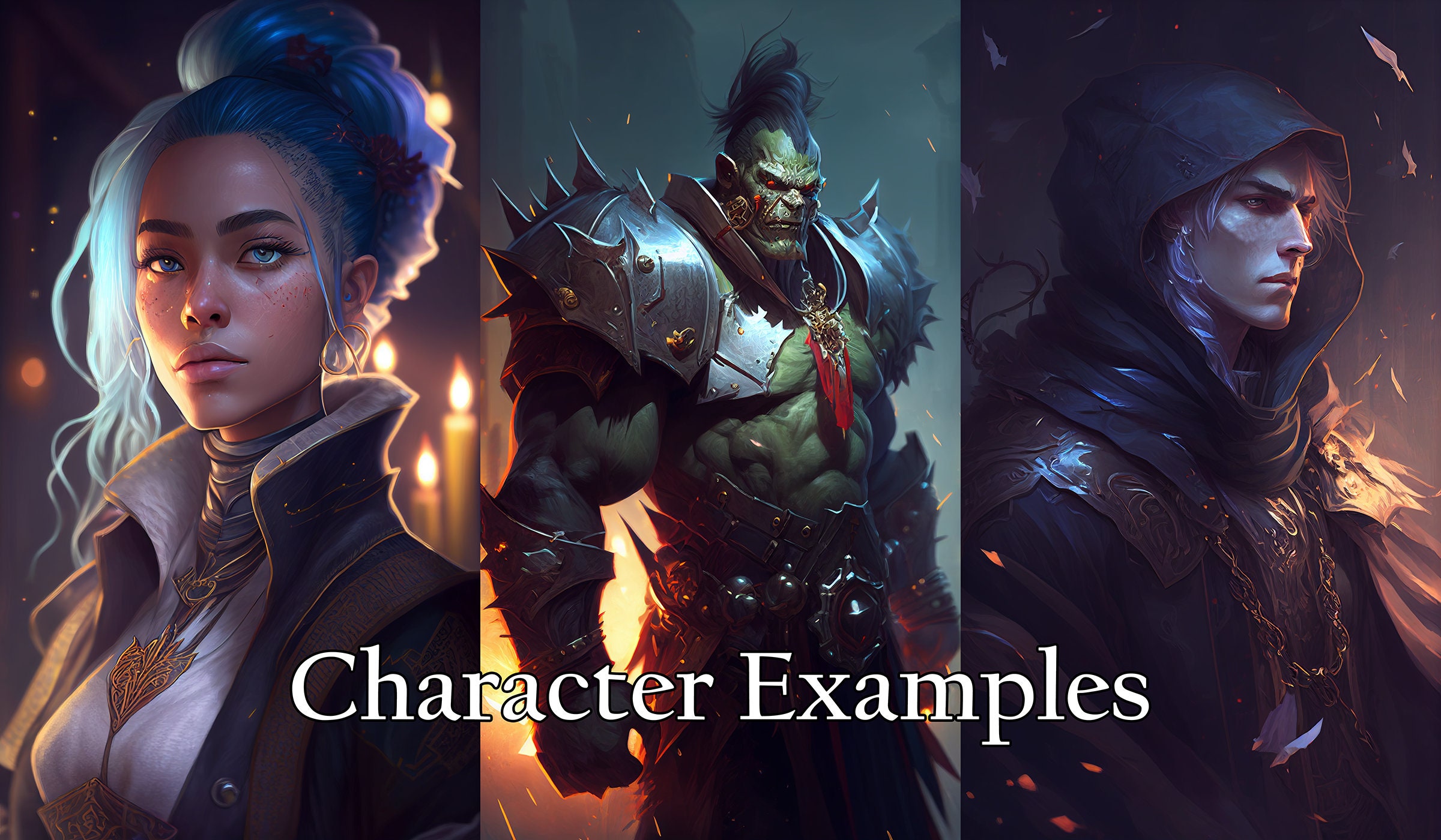 Custom Dnd Character Commission, Fantasy Character Commission, Custom ...