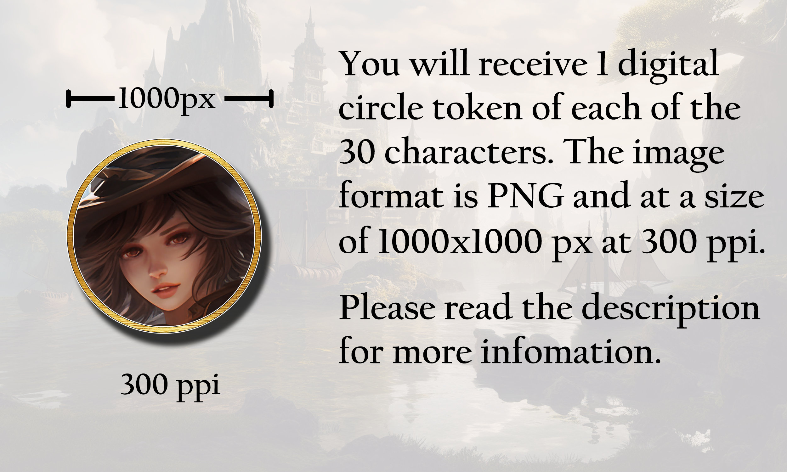 Dnd Character Art Portraits Bundle Vol. 2, Heroes and Villains ...