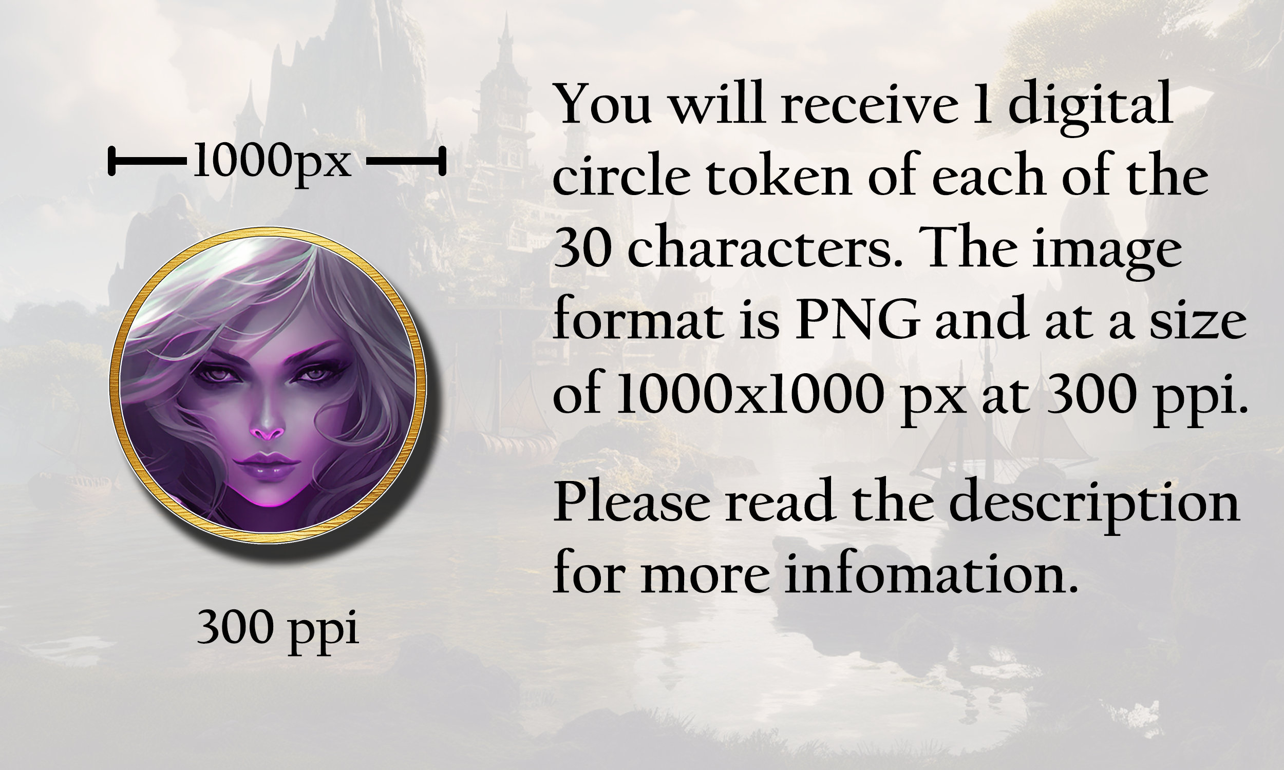 Dnd Character Art Portraits Bundle Vol. 1, Heroes and Villains ...