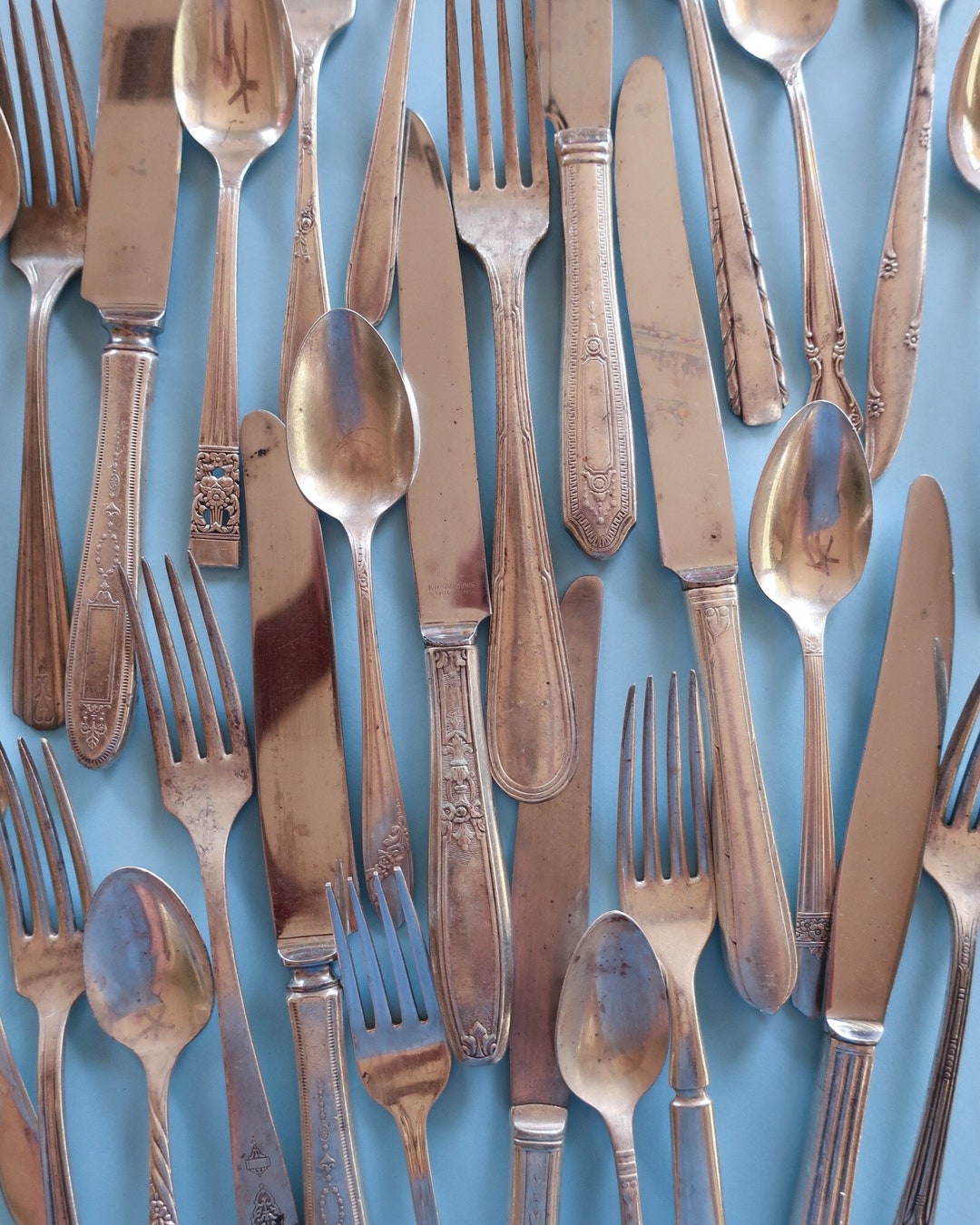 Vintage Silver Plated Flatware Wedding Silverware Reclaimed - Etsy