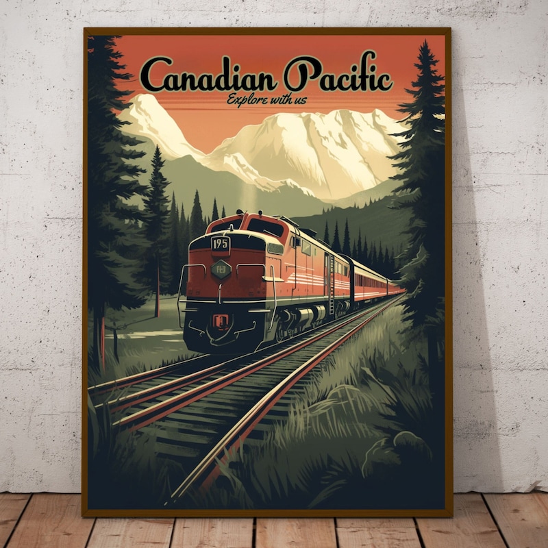 Canada Travel Poster - Etsy Canada