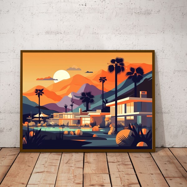 Palm Springs Art - Etsy