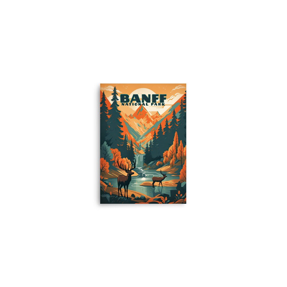 Banff Print | National Park Poster | Canadian Travel Print | Banff ...