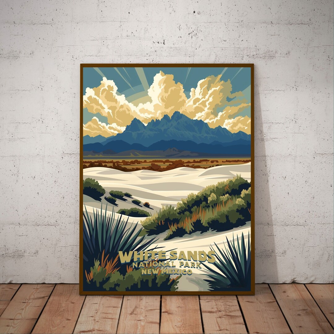 White Sands Wall Art, White Sands Wall Decor, White Sands Poster, New ...