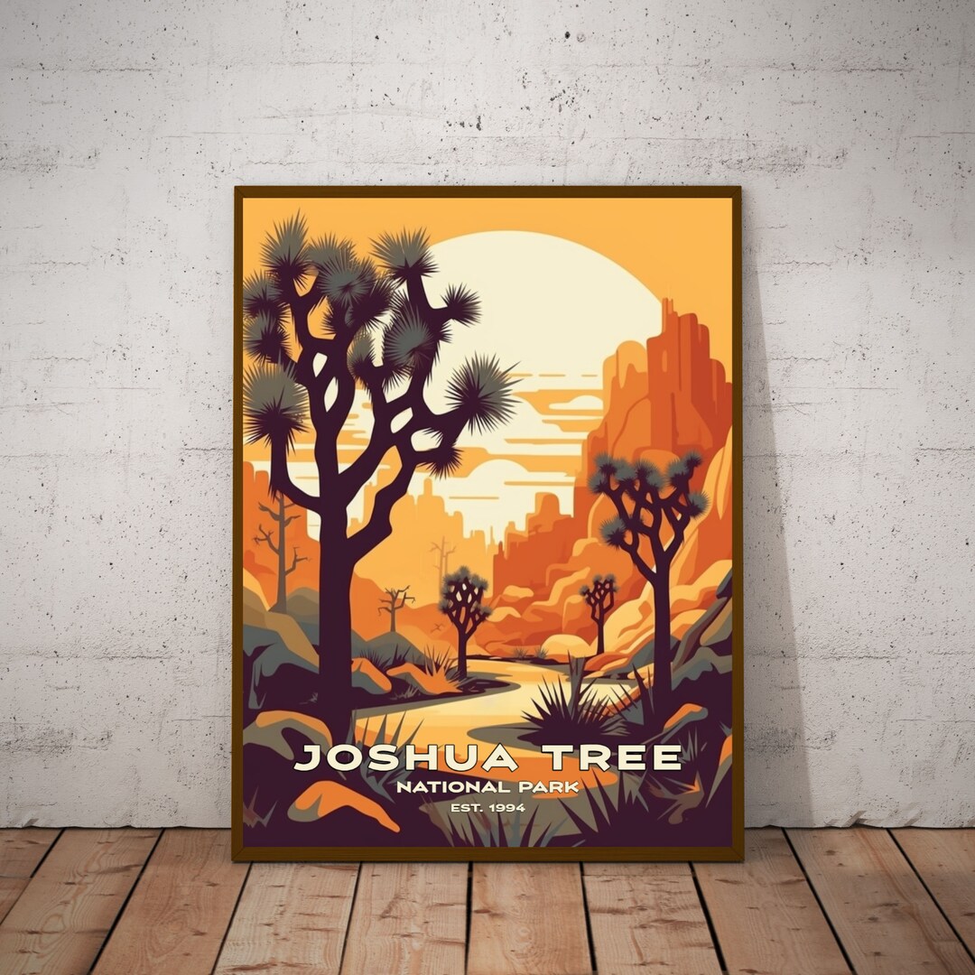 Joshua Tree Print National Park Poster California Art Print I National ...