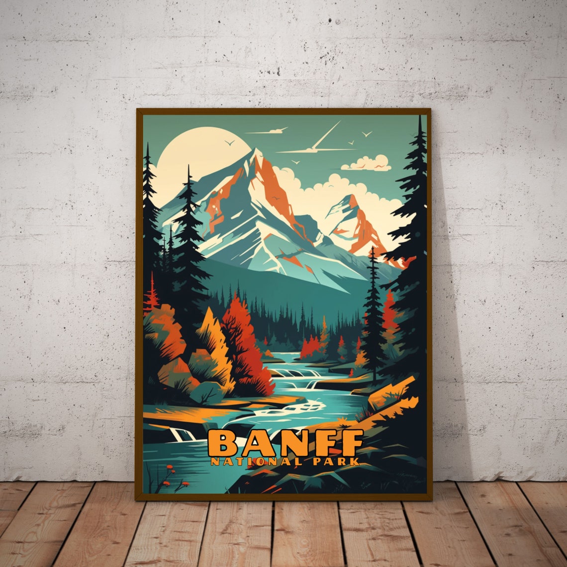 Banff National Park Poster I Banff Print National Park - Etsy