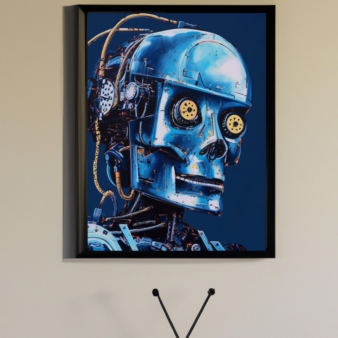 Pop Art Robot #2 I Mid Century Modern I Atomic Age Inspired Wall Print ...