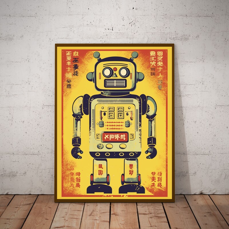 Retro Robot - Etsy