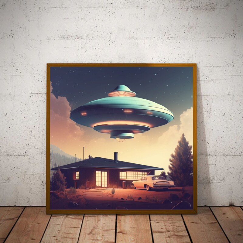 Ufo Poster - Etsy