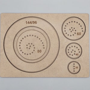 SVG Laser Cut Wood Spirograph Tool Kit, Retro 60s Style Drawing Toy for ...