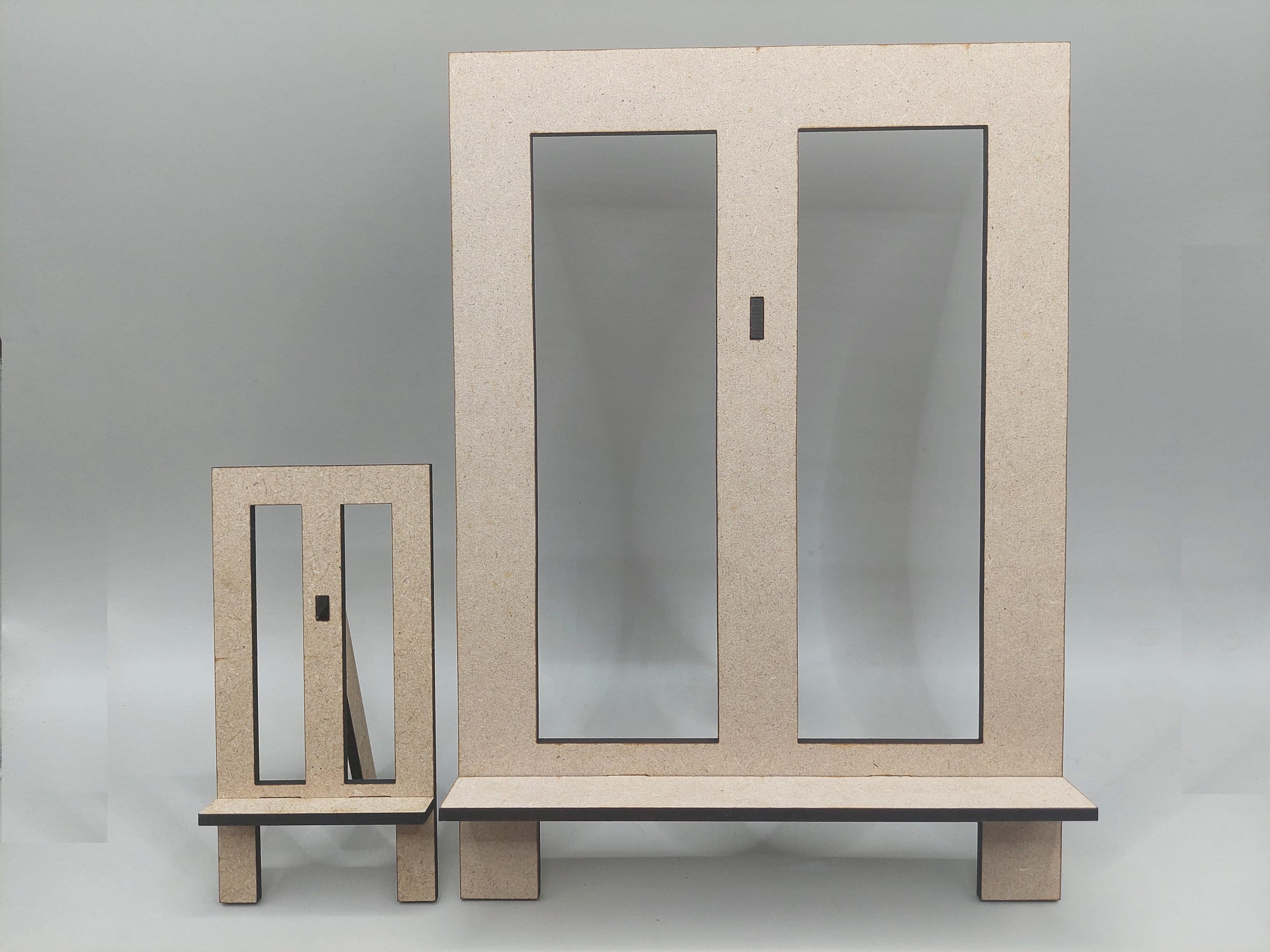 SVG Laser Cut Set of Easels, 3 Sizes for 3mm, 1/8 Inch and 4mm Thick ...