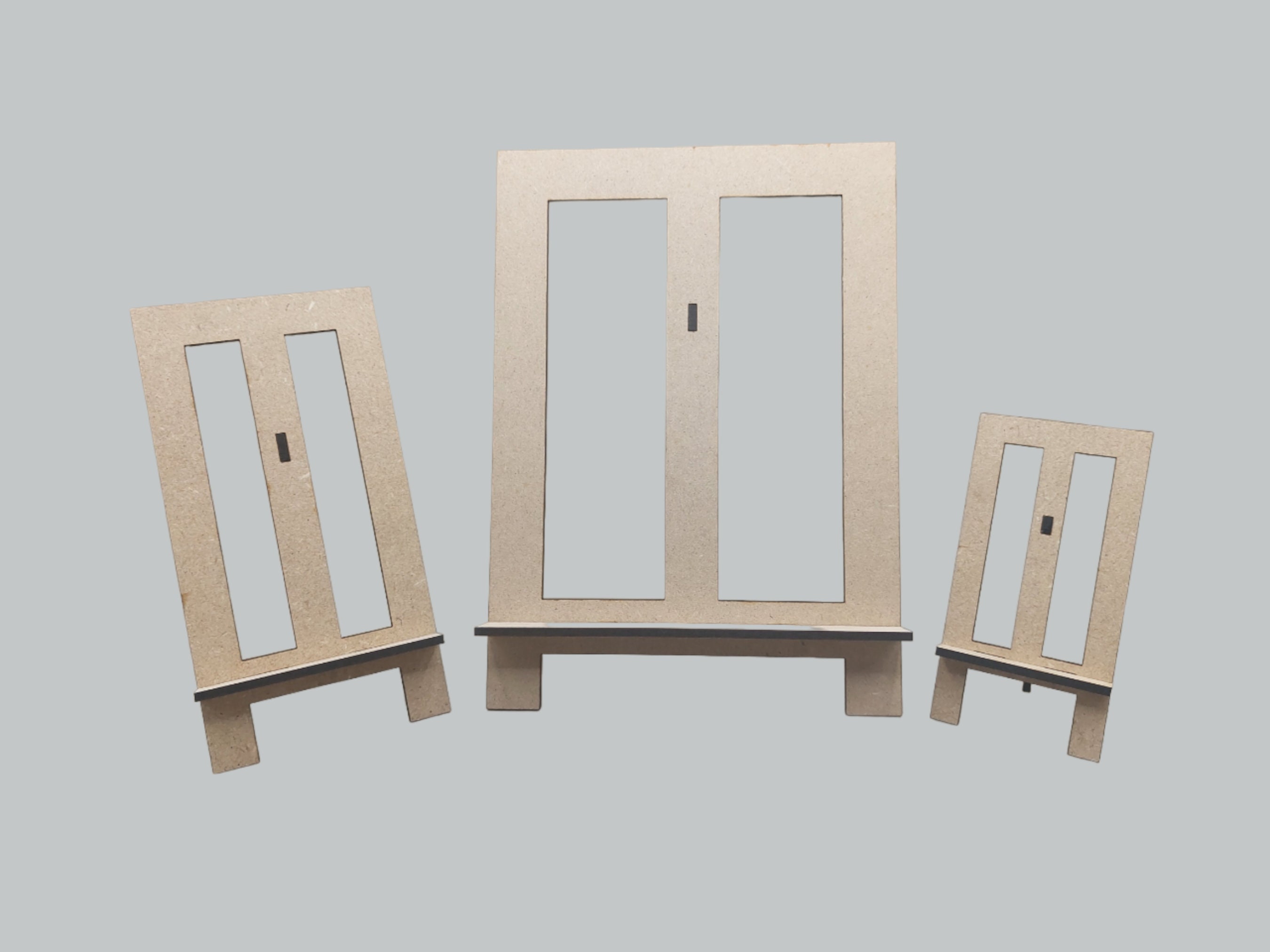 SVG Laser Cut Set of Easels, 3 Sizes for 3mm, 1/8 Inch and 4mm Thick ...