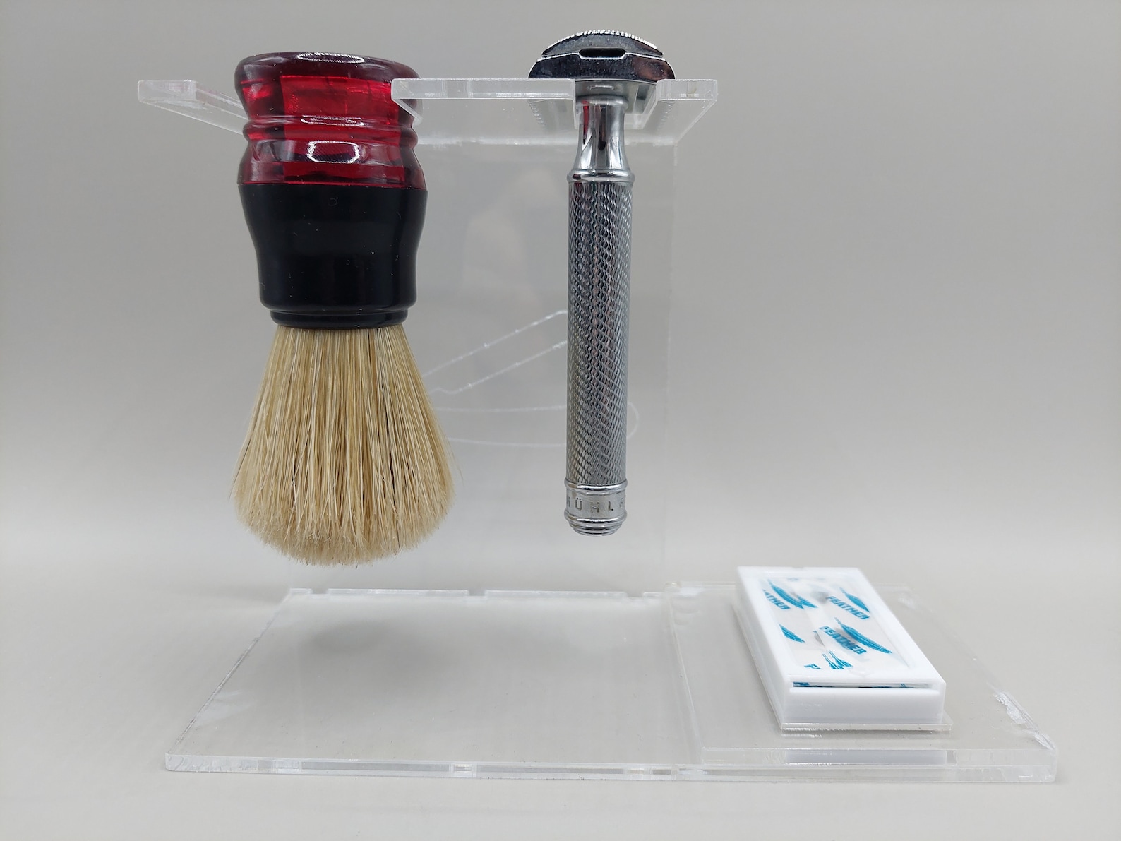 SVG Laser Cut Shaving Razor Stand, Double Edged Safety Razor, Shaving ...