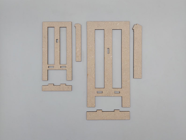 SVG Laser Cut Set of Easels 3 Sizes for 3mm 1/8 Inch and 4mm - Etsy