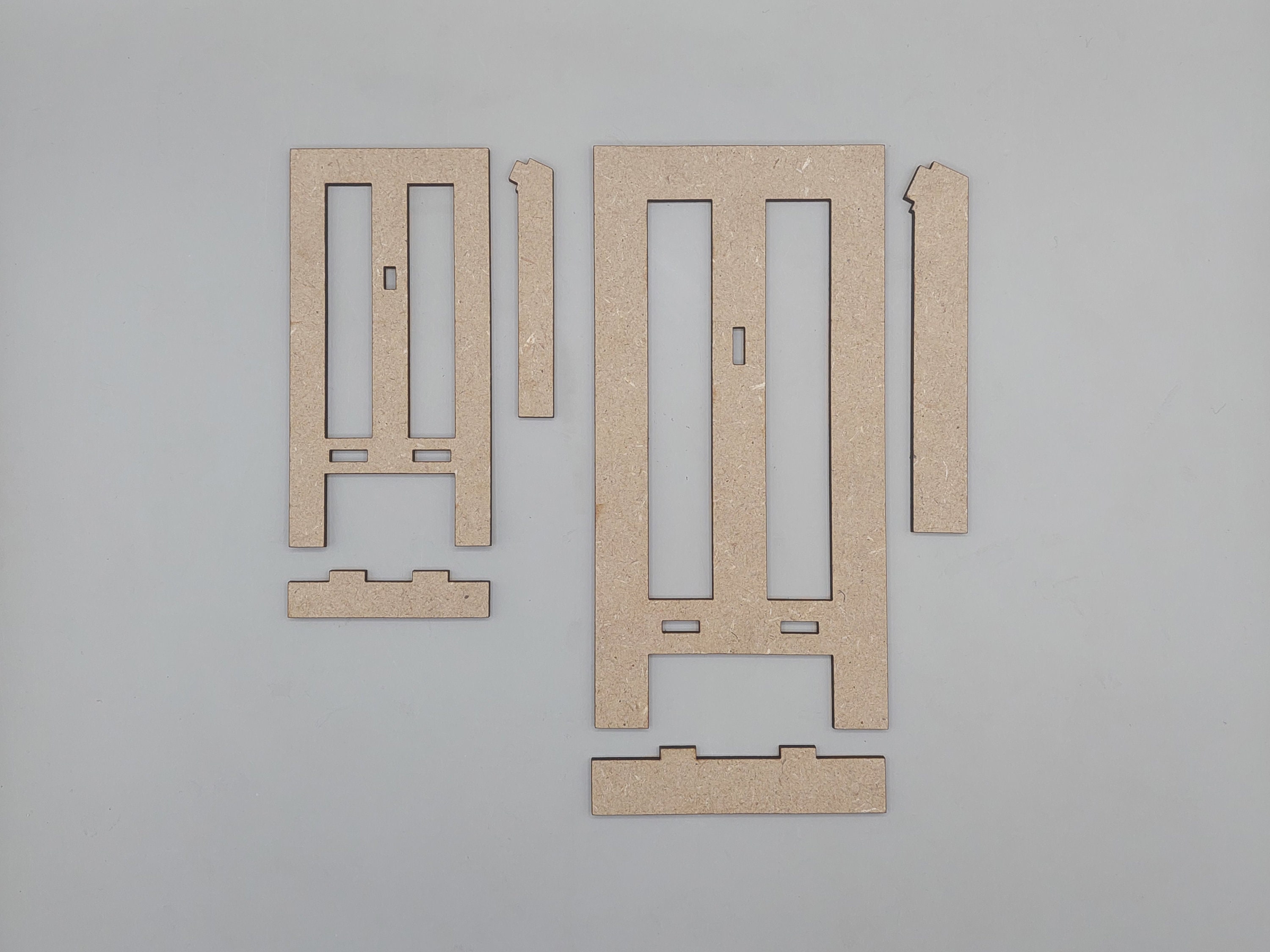 SVG Laser Cut Set of Easels 3 Sizes for 3mm 1/8 Inch and 4mm - Etsy