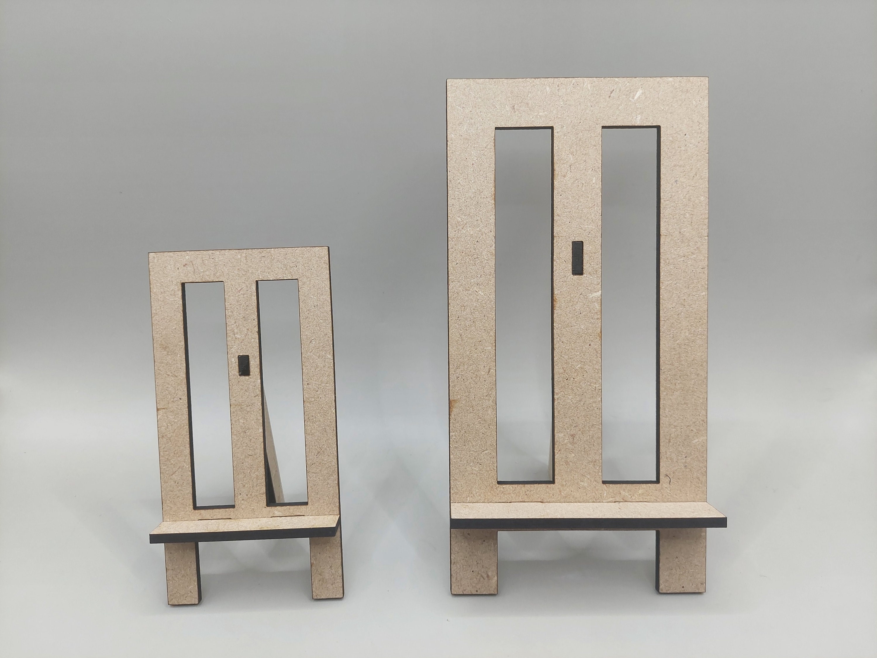 SVG Laser Cut Set of Easels, 3 Sizes for 3mm, 1/8 Inch and 4mm Thick ...