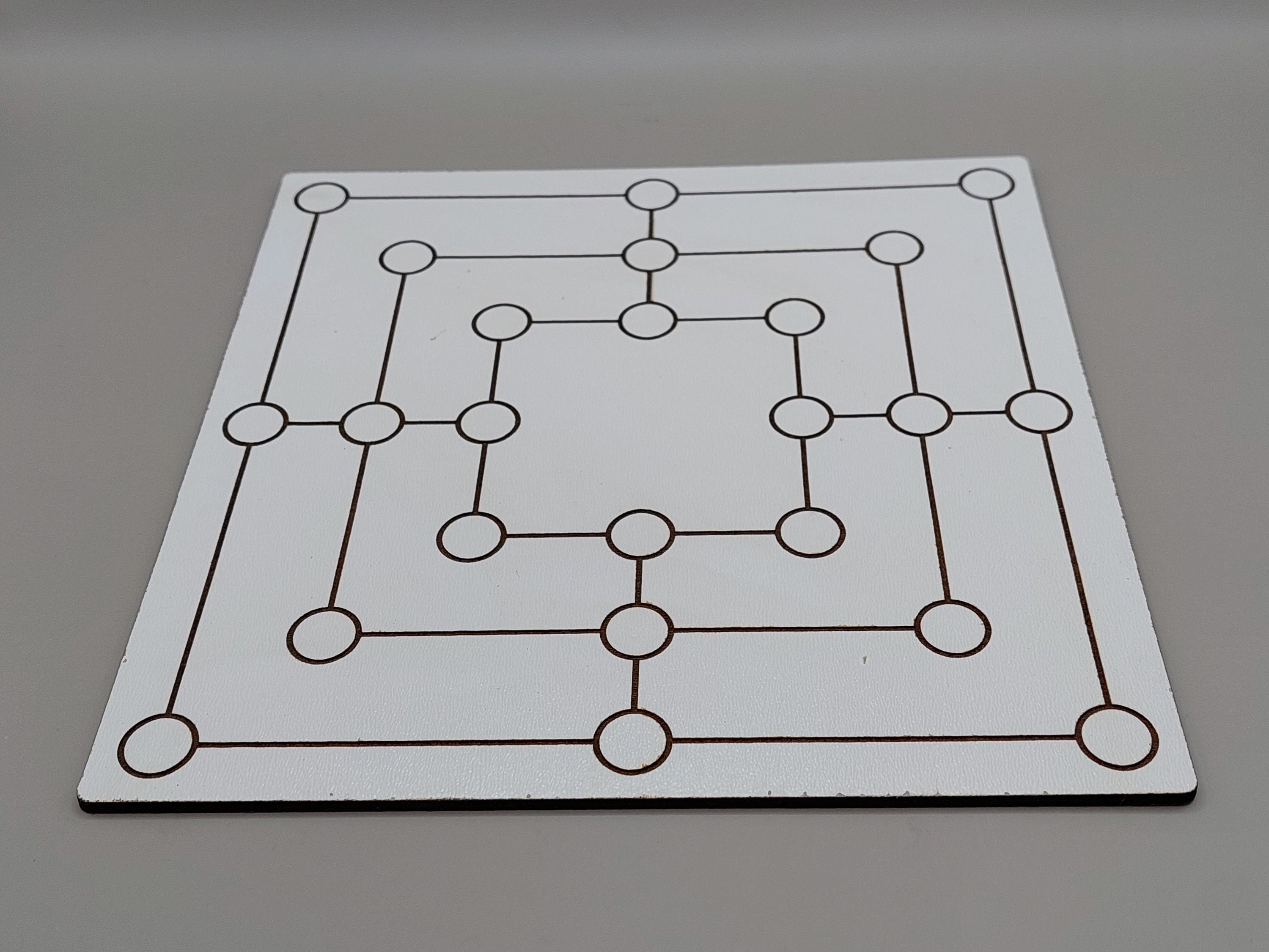 SVG Laser Cut the Popular Classic Board Nine Men's Morris, Mill Game ...