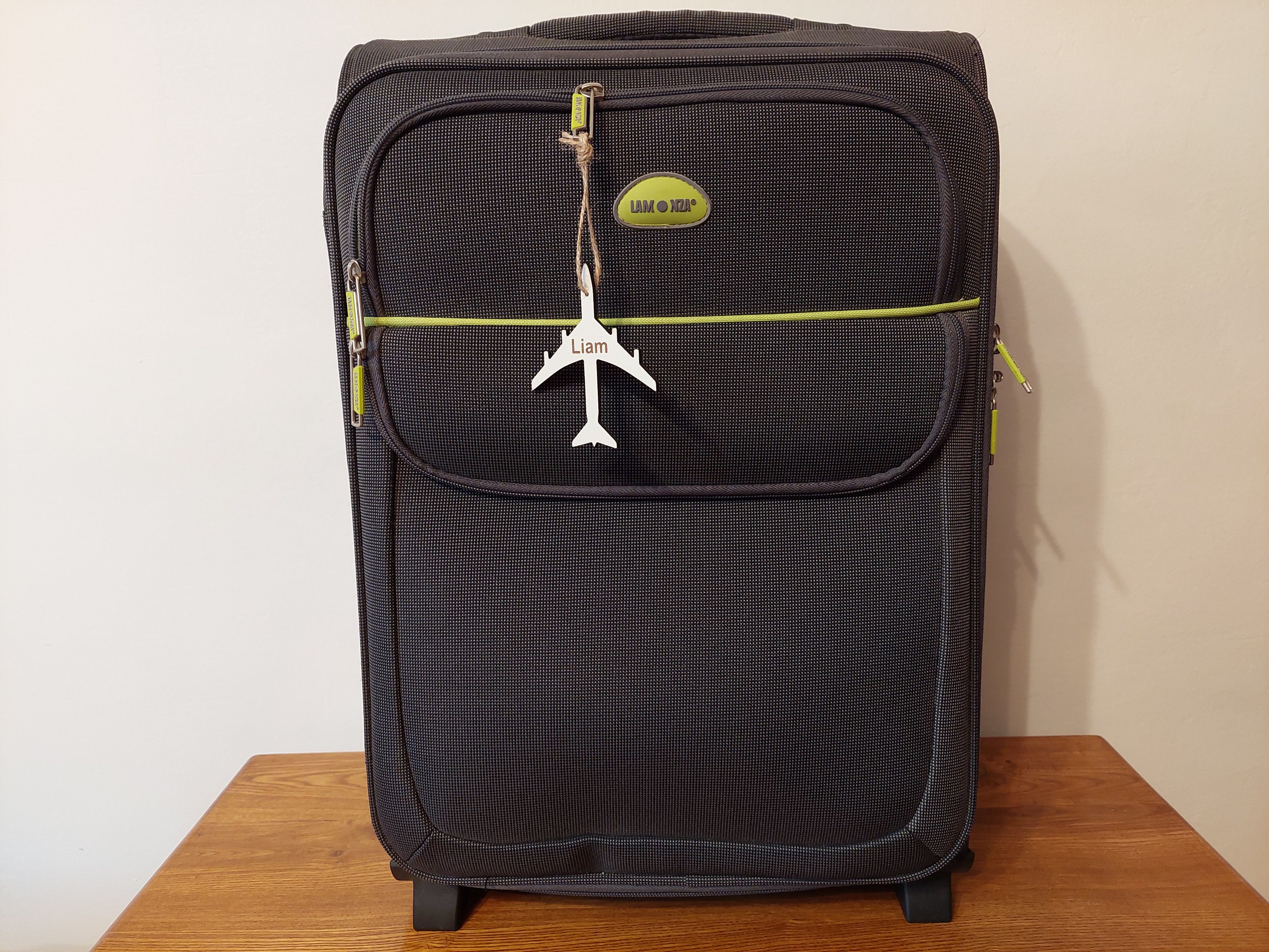 SVG Laser Cut Personalized Tags for Bags, Engraved Travel Tag, Travel ...