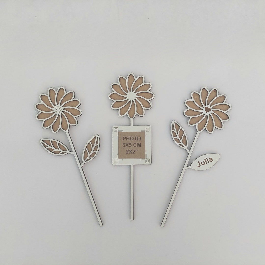 SVG Laser Cut Personalized Daisy Gift, Baby Room Decor Wall Art, True ...