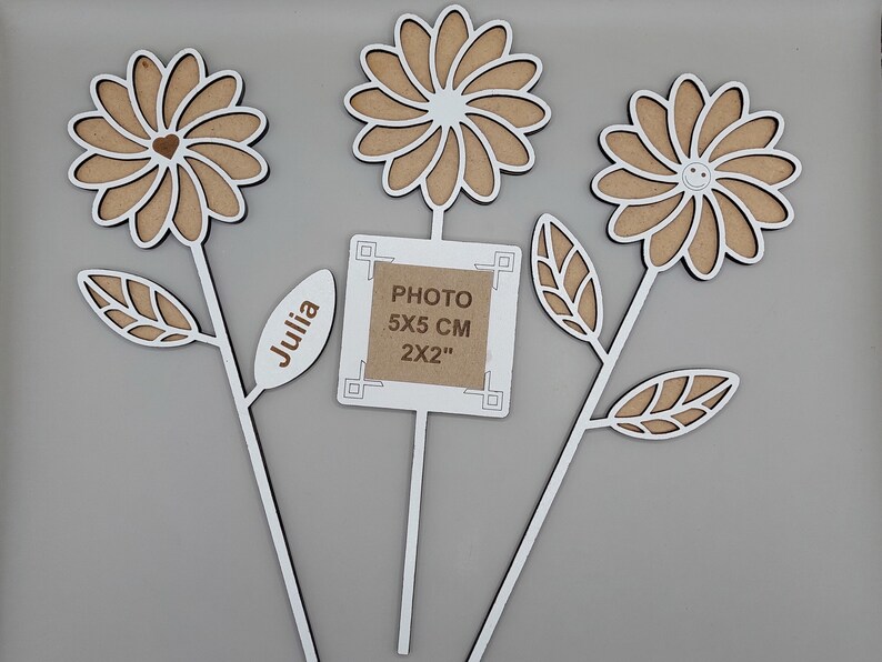 SVG Laser Cut Personalized Daisy Gift, Baby Room Decor Wall Art, True ...