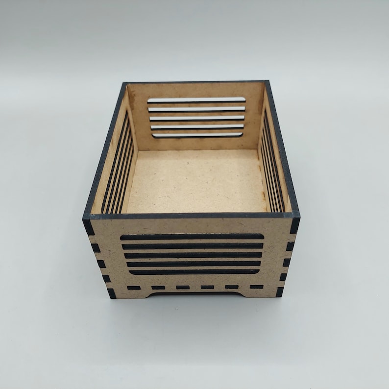 SVG Laser Cut Set of 5 Pallet Coasters and Storage Box, Boxed Pallet ...