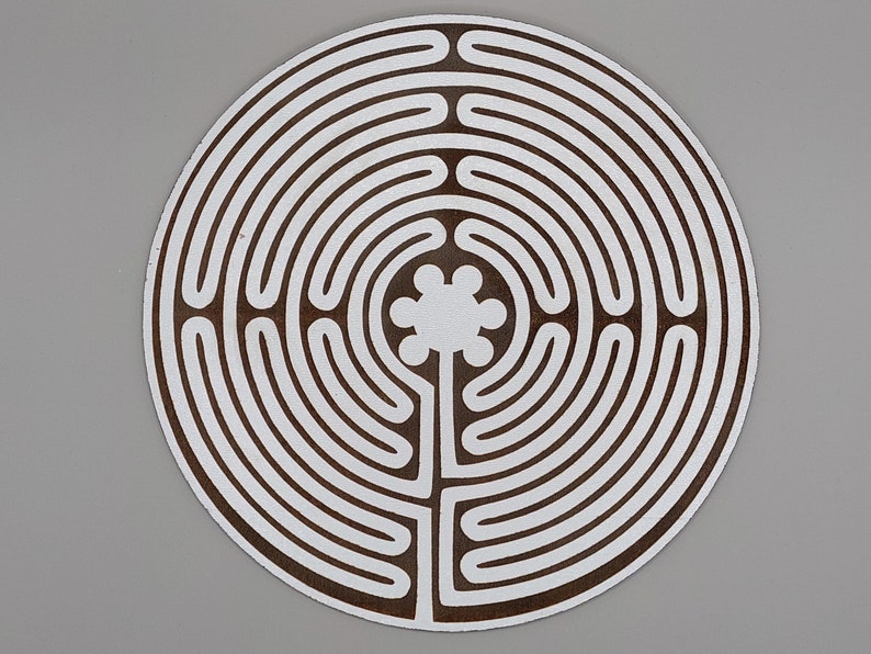 SVG Laser Cut Portable Labyrinth for Meditation Contemplation - Etsy