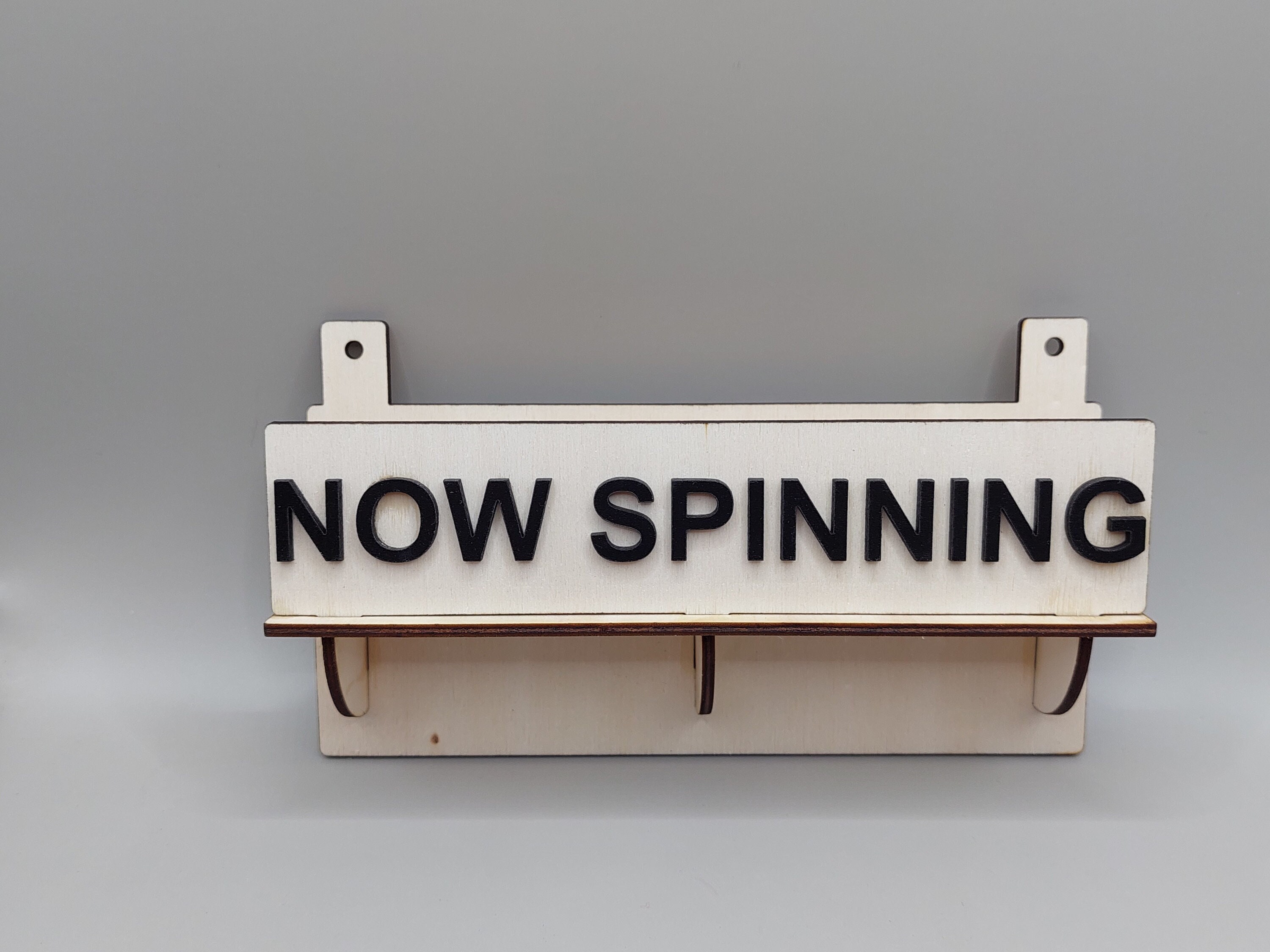 SVG Laser Cut Personalized Now Playing Record Stand Wood, Display Your ...