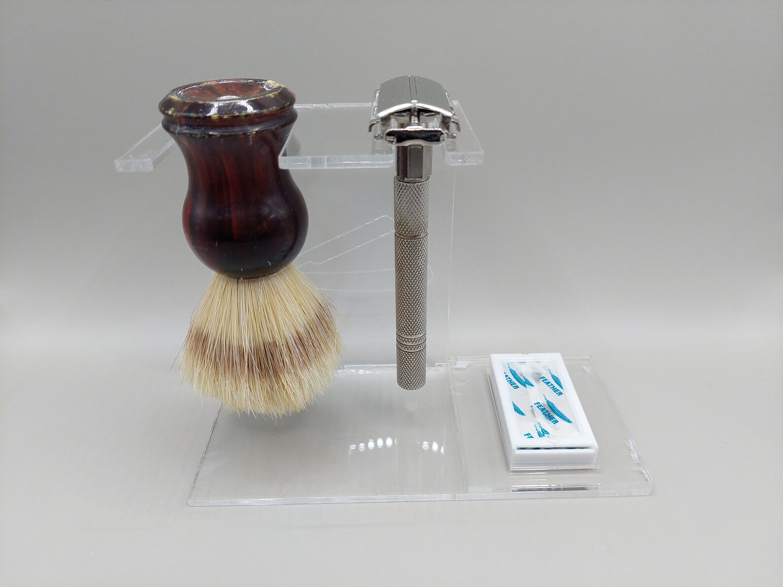 SVG Laser Cut Shaving Razor Stand, Double Edged Safety Razor, Shaving ...