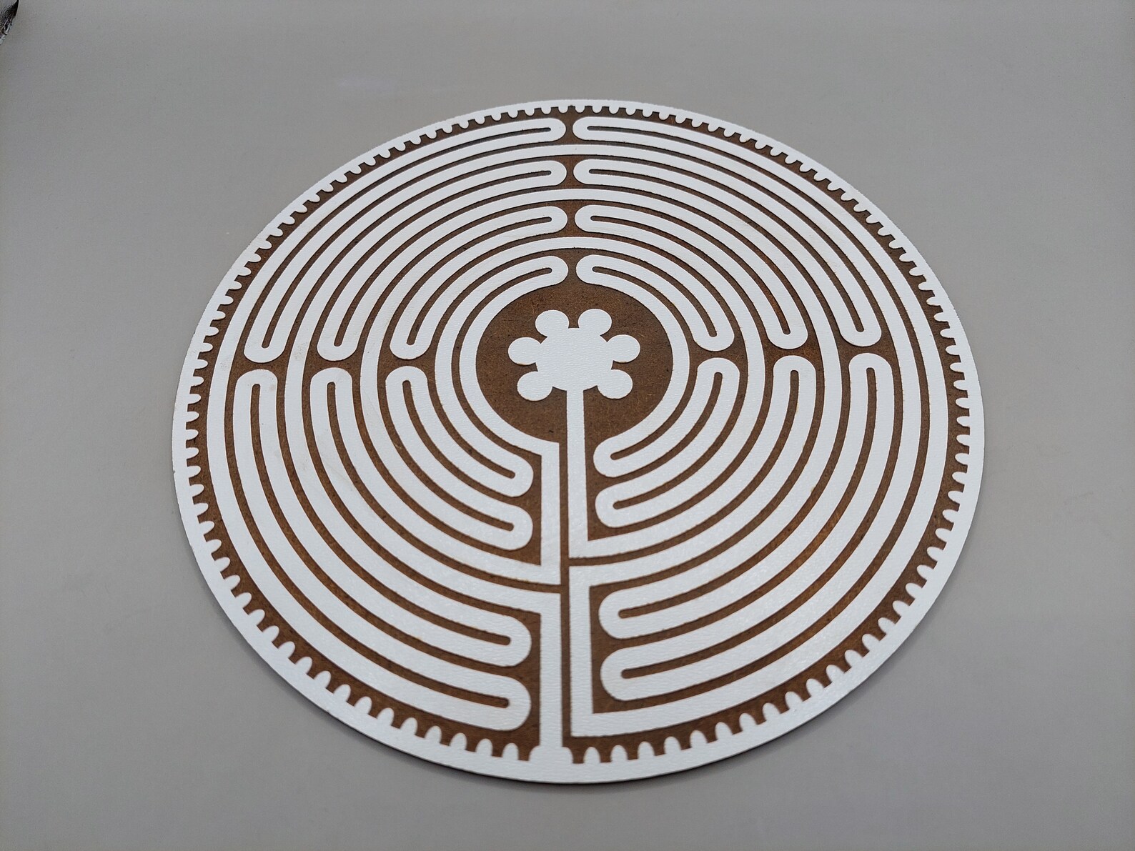 Laser Cut Labyrinth SVG Meditation Mindfulness Engraving Pattern - Etsy