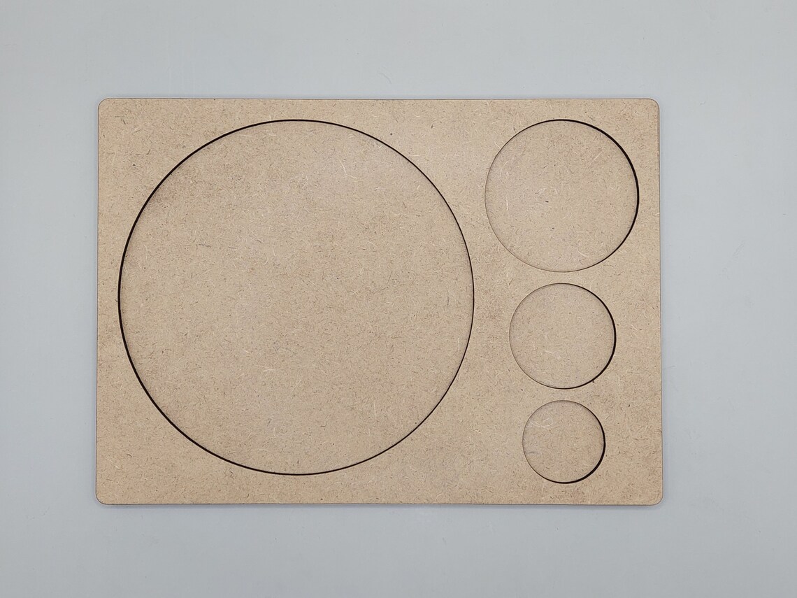 SVG Laser Cut Wood Spirograph Tool Kit, Retro 60s Style Drawing Toy for ...