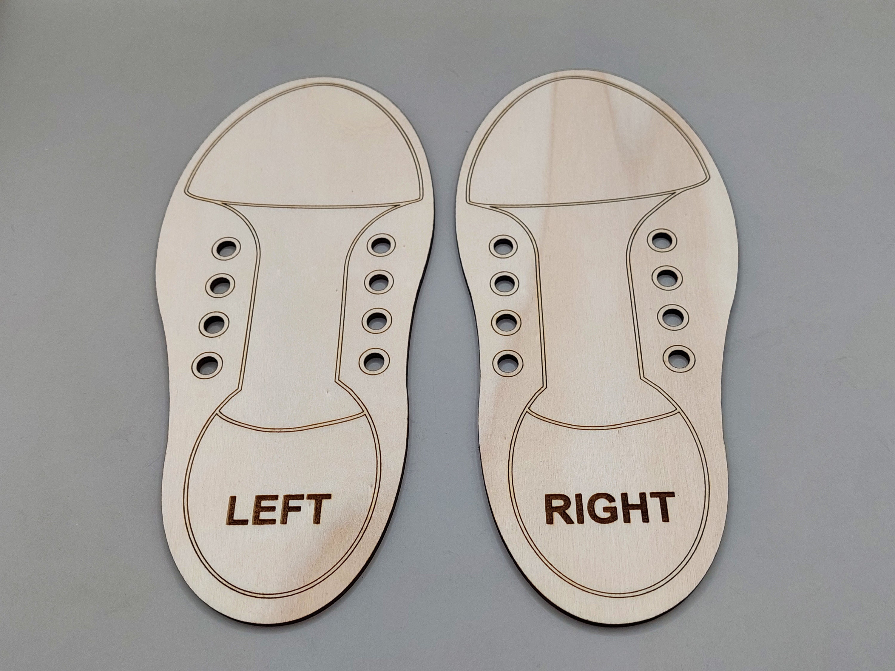 SVG Laser Cut Fun and Educational Shoe Tying Practice Board for Kids ...