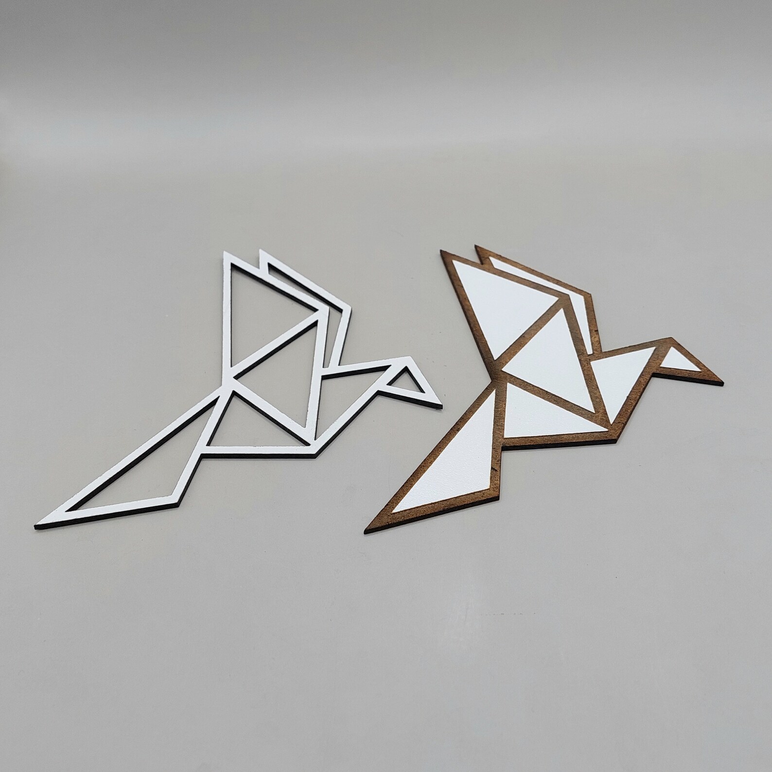 Laser Cut Origami Bird SVG Single Dual Layer Wall Decor Gift - Etsy Canada