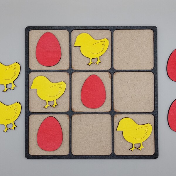 Buy Chicken and Egg Tic Tac Toe Online In India - Etsy India