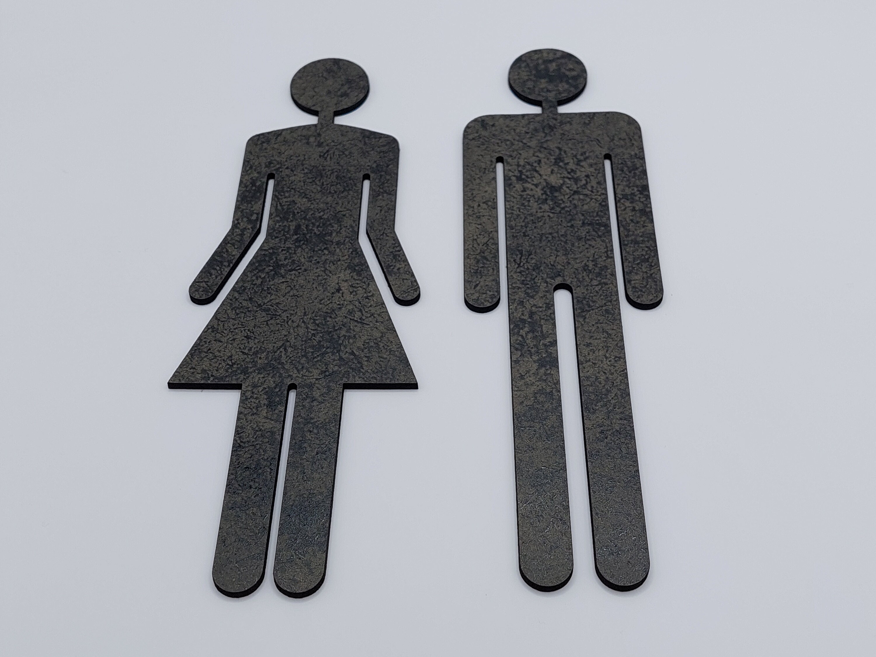 Laser Cut Bathroom Sign SVG Man Woman Restroom Door Sign - Etsy UK