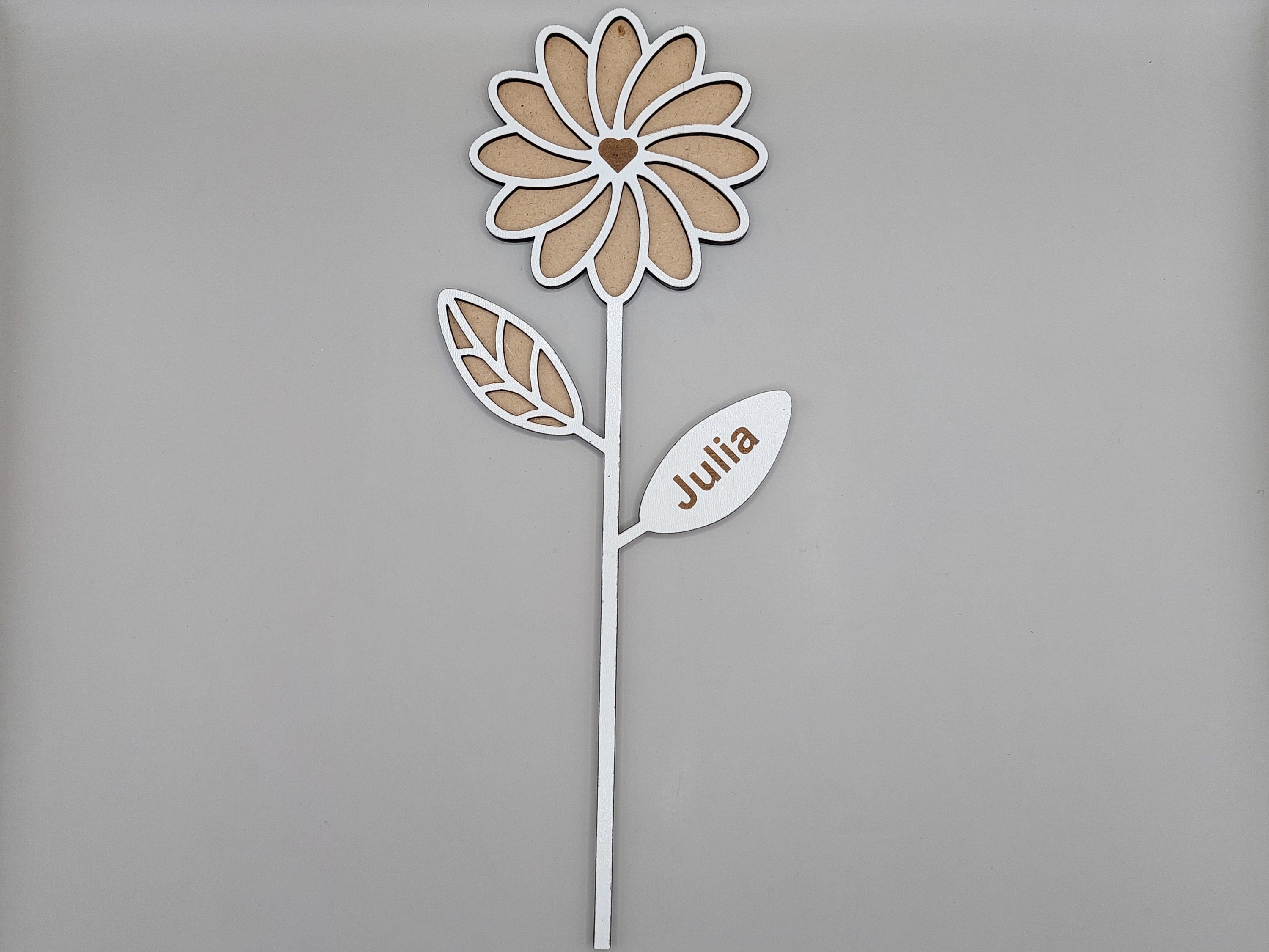 SVG Laser Cut Personalized Daisy Gift, Baby Room Decor Wall Art, True ...