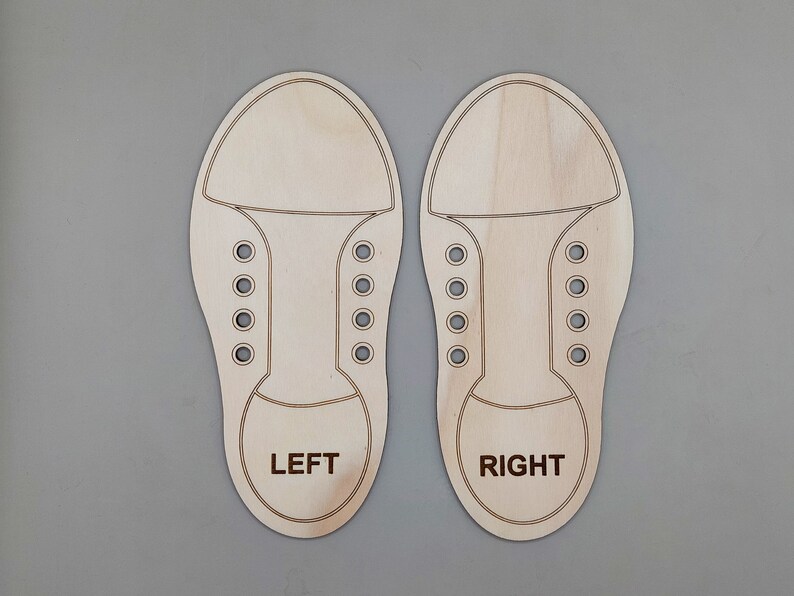 SVG Laser Cut Fun and Educational Shoe Tying Practice Board for Kids ...