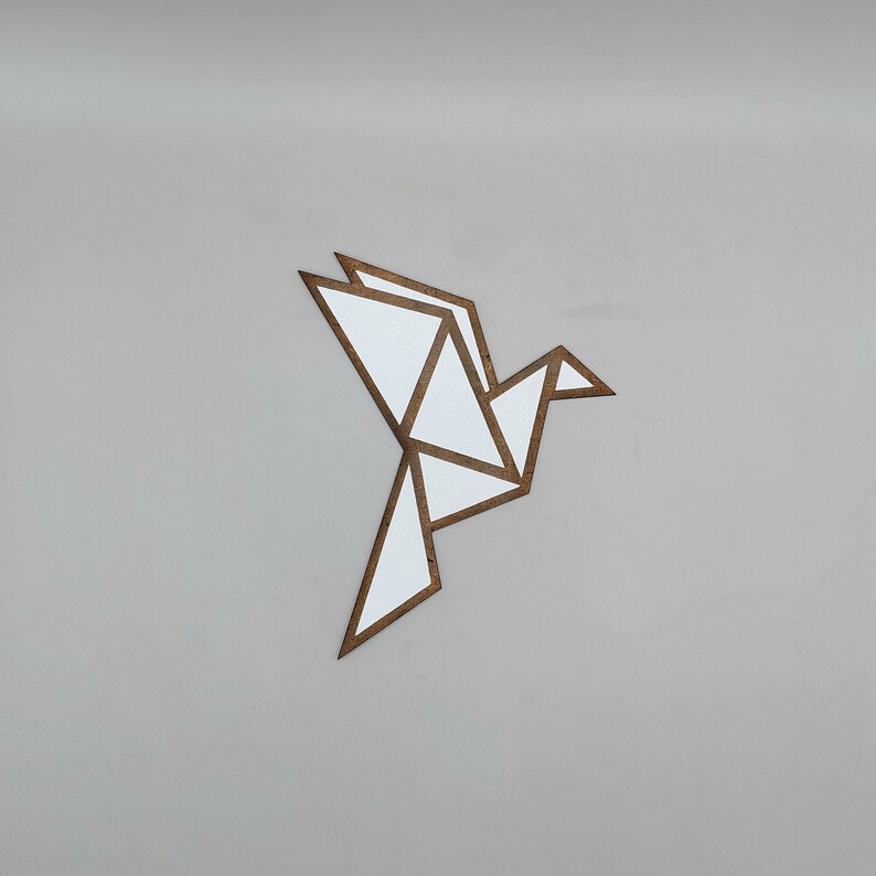 SVG Laser Cut Origami Birds Wall Decor Scalable, Set of Two ...