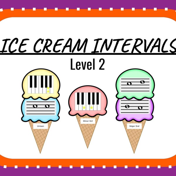 Piano Ice Cream - Etsy