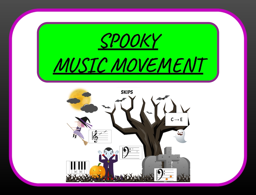 Spooky Music Movement - Etsy