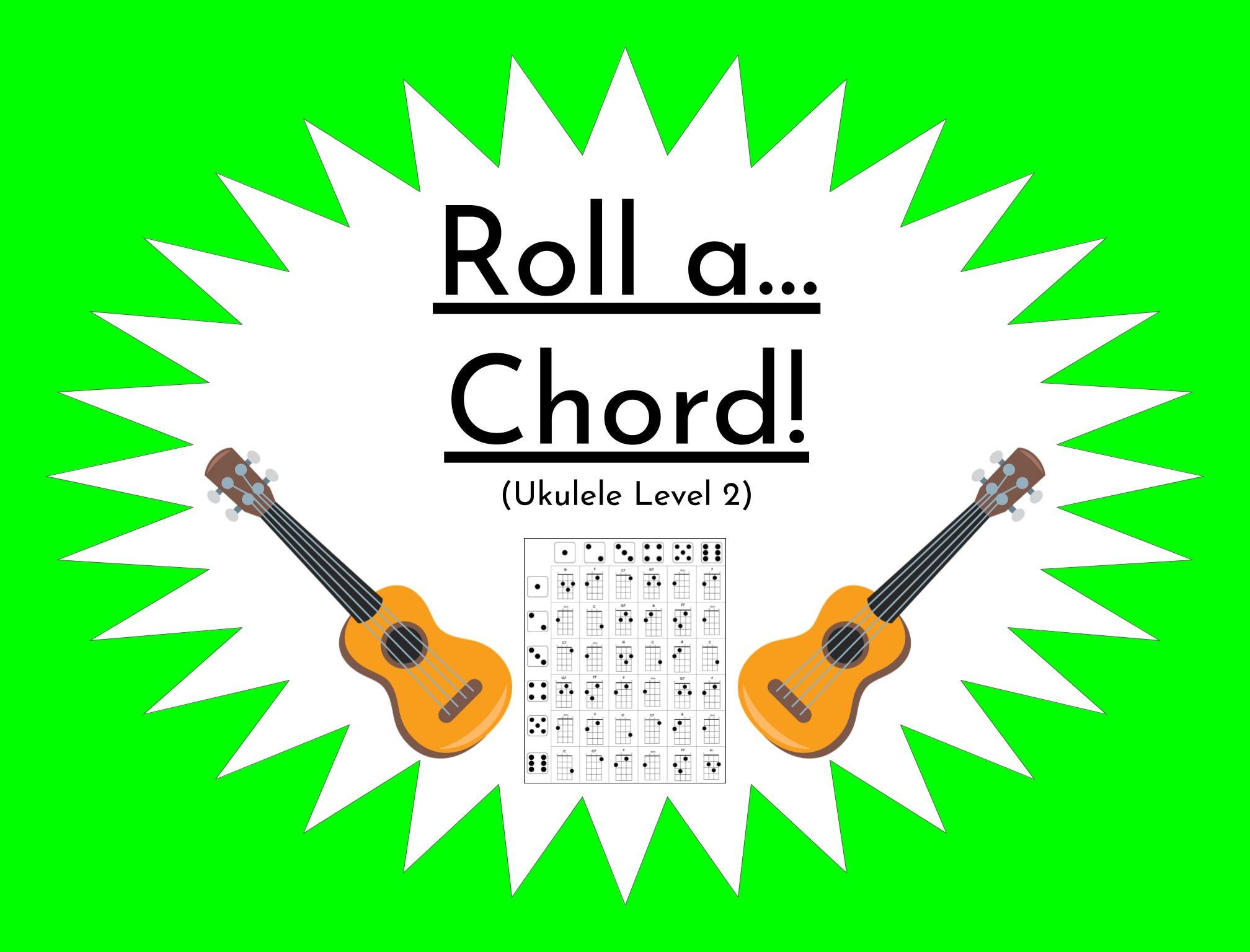 Roll a Chord - Level 2 (ukulele Chord Practice & Composition) - Etsy
