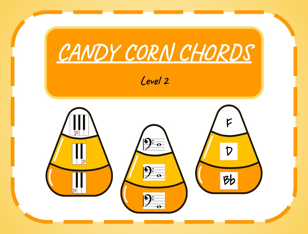 Candy Corn Chords - Level 2 - Etsy