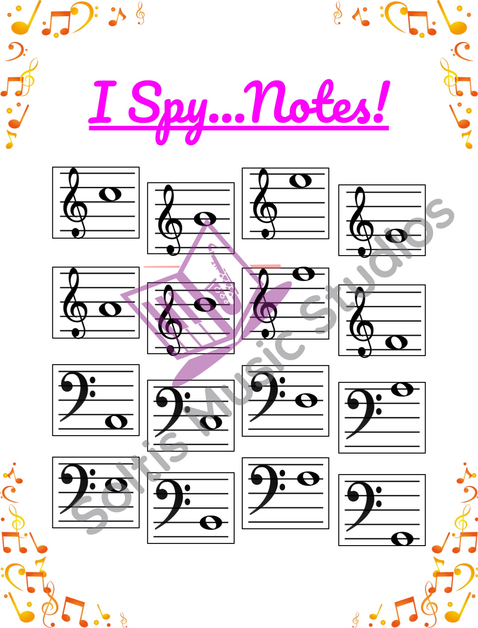 Music I Spy *BUNDLE* - Etsy