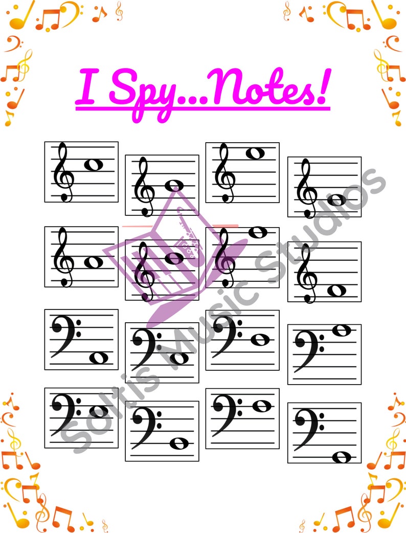 Music I Spy *BUNDLE* - Etsy