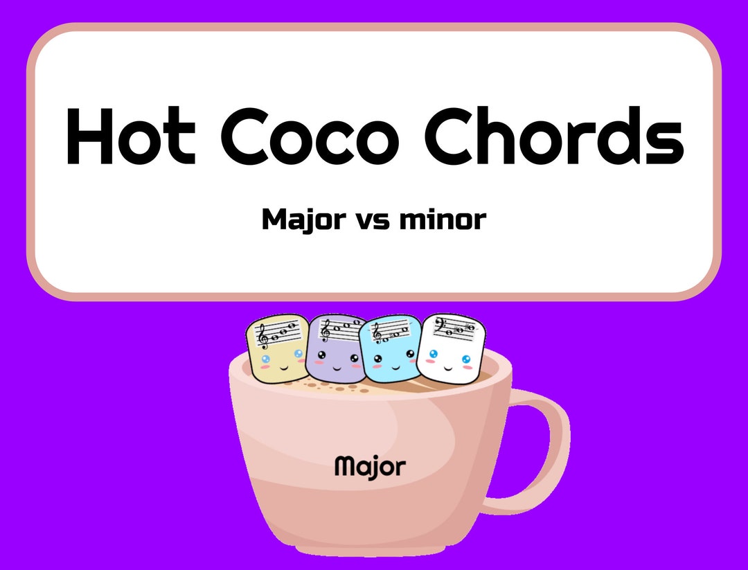 Hot Coco Chords - Major and Minor - Etsy