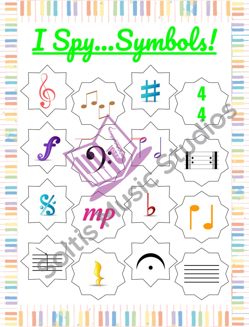 Music I Spy *BUNDLE* - Etsy