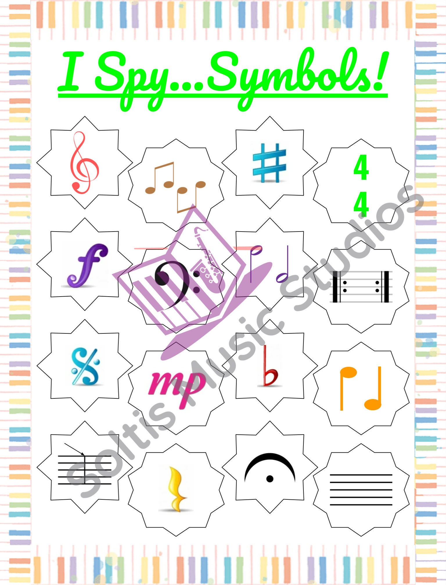 Music I Spy *BUNDLE* - Etsy