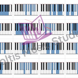 Key Signatures Practice (major Scales, Minor Scales, & Piano Keys) - Etsy