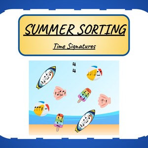Summer Sorting - Time Signatures - Etsy