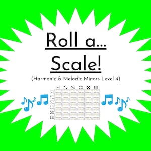 Roll a Scale - Level 4 (instrument Scale Practice & Composition) - Etsy