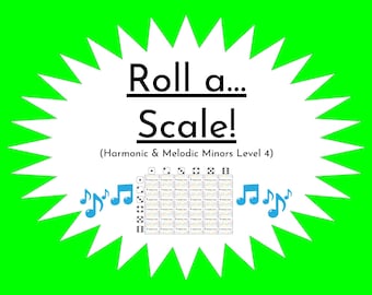 Roll a Scale - Level 1 (instrument Scale Practice & Composition) - Etsy